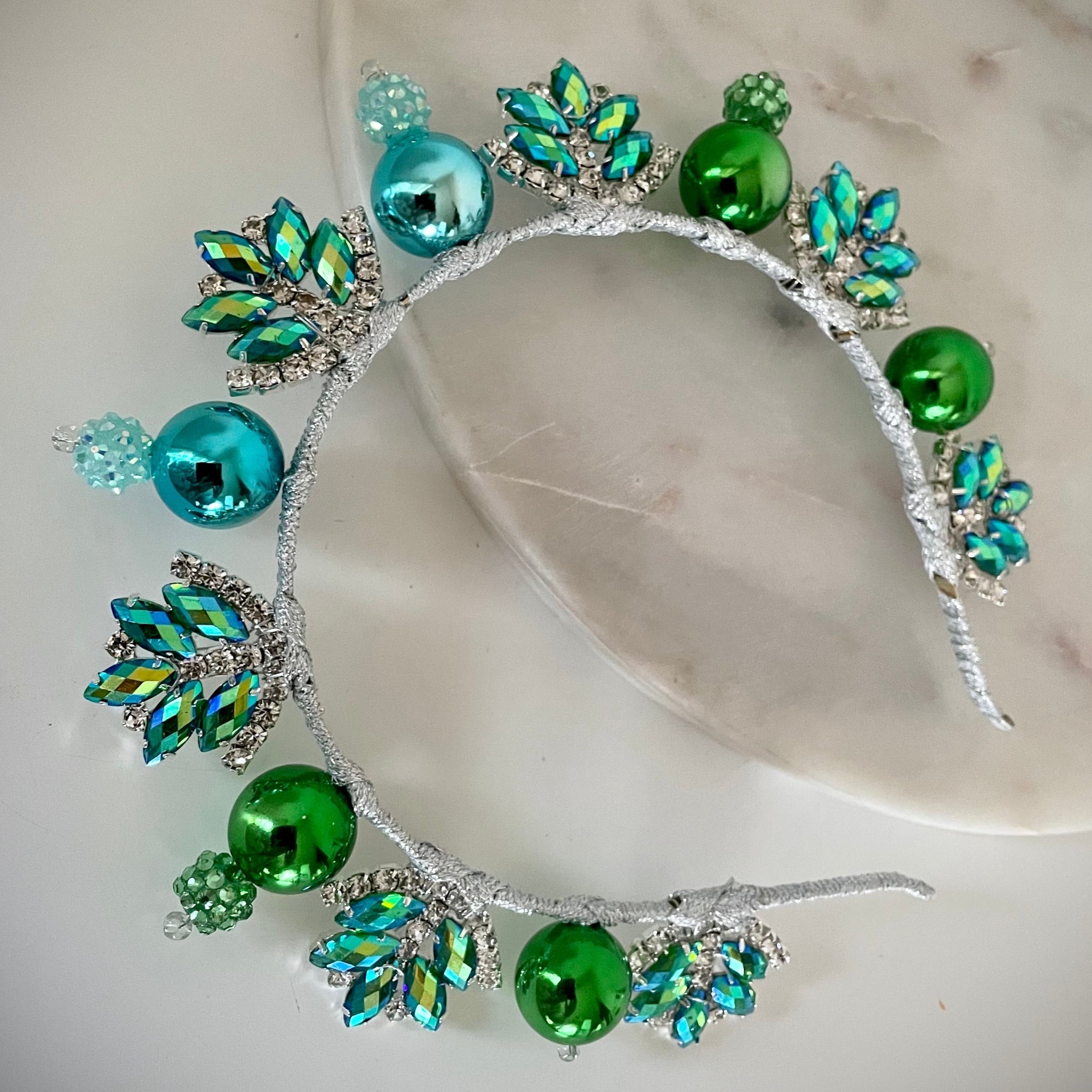 Green Tiffany Crown - Designer Crown Hire
