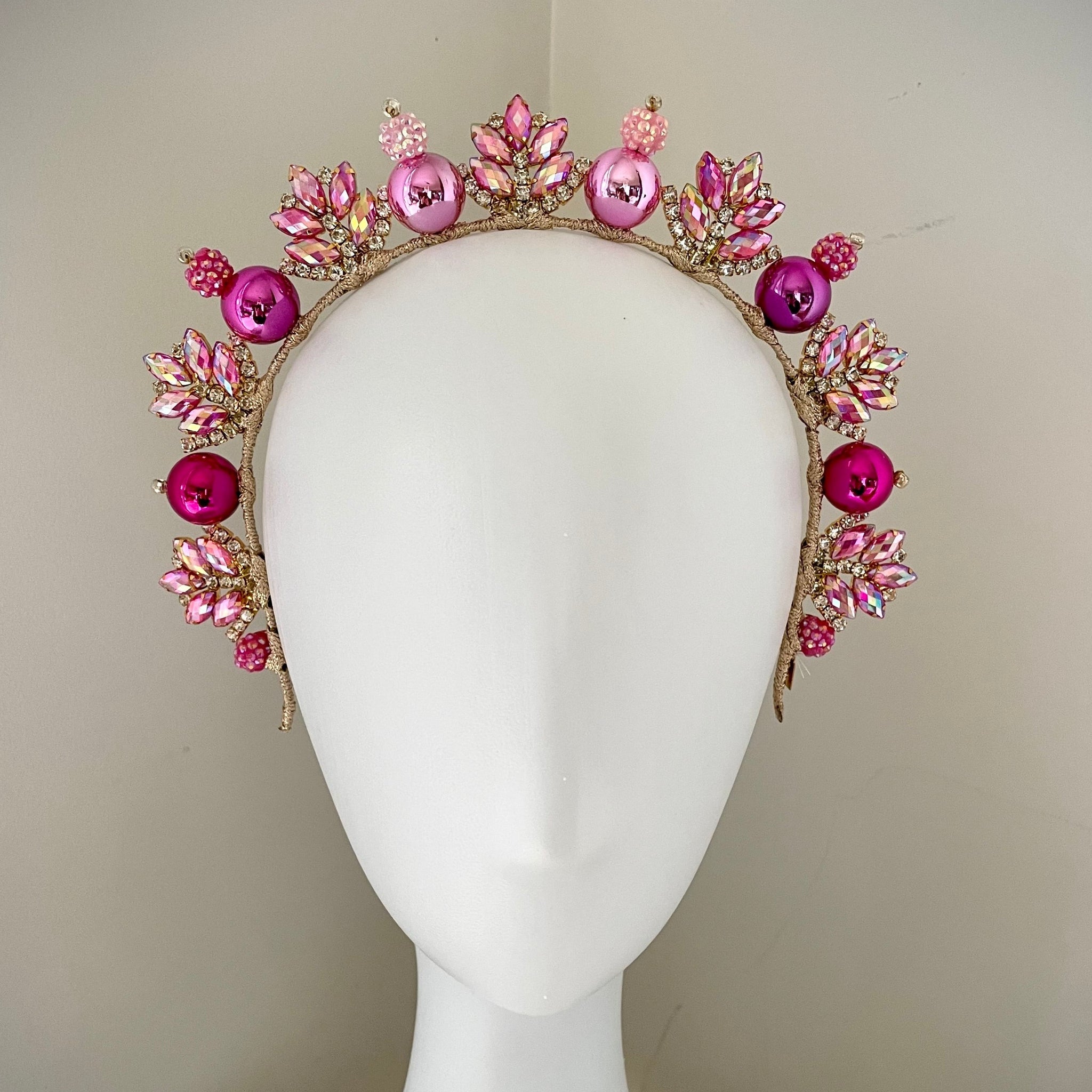 Pink Tiffany Crown - Designer Crown Hire