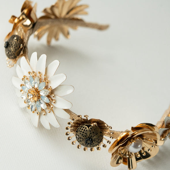 The White Soriya Crown Set - Designer Crown Hire